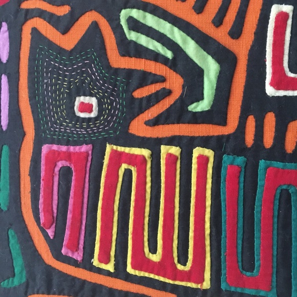 Vintage | Art | Vintage Mola Handmade Textile Framed Wall Art | Poshmark